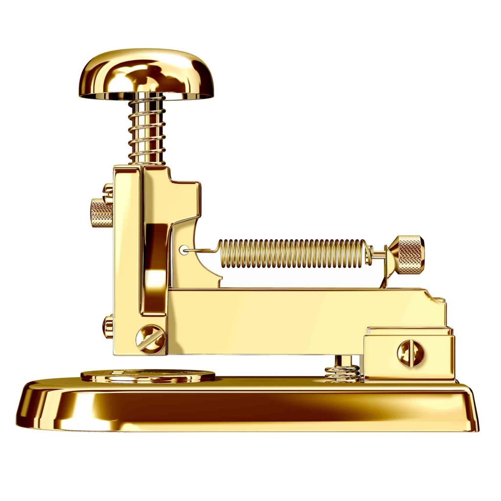 Gold Stapler El Casco M-5 - El Casco