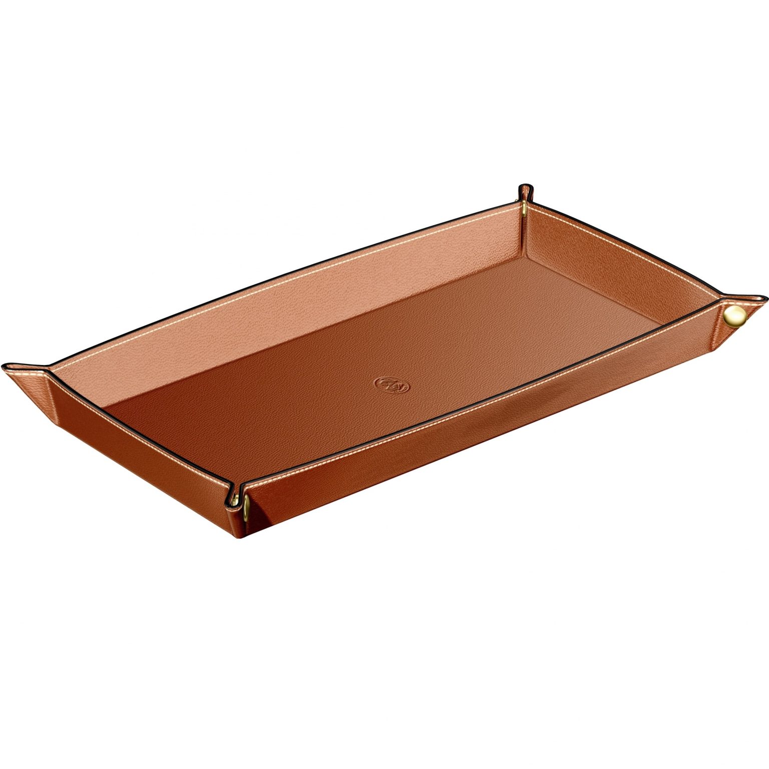 Leather Catch-all Tray, Large Rectangular - El Casco