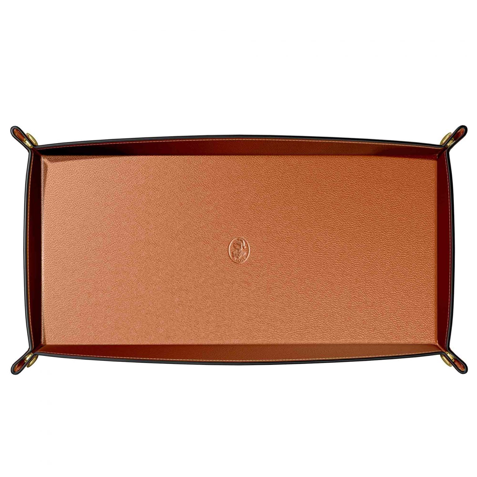 Leather Catch-all Tray, Large Rectangular - El Casco