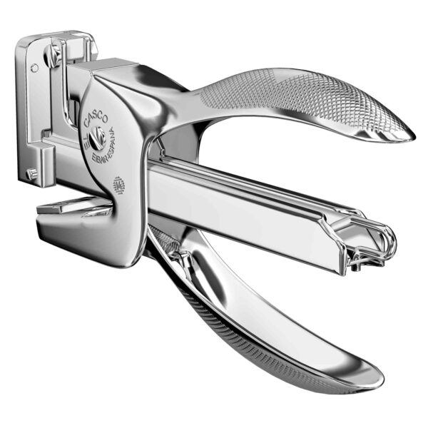 Shiny chrome plated M-85 Plier Stapler - El Casco