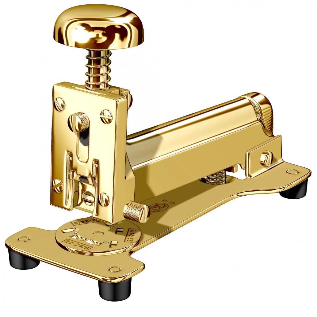 23K gold plated M-15 Desk Stapler - El Casco